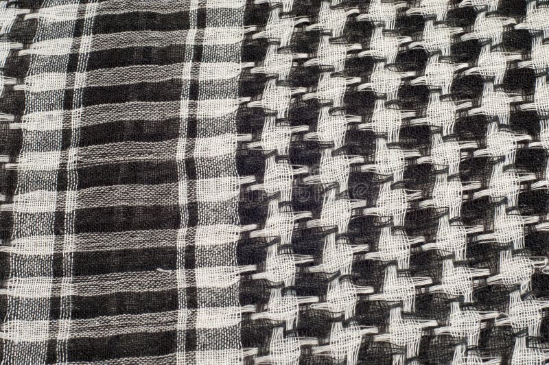 Background Texture, Pattern. Scarf Wool Like Yasir Arafat Stock Photo ...