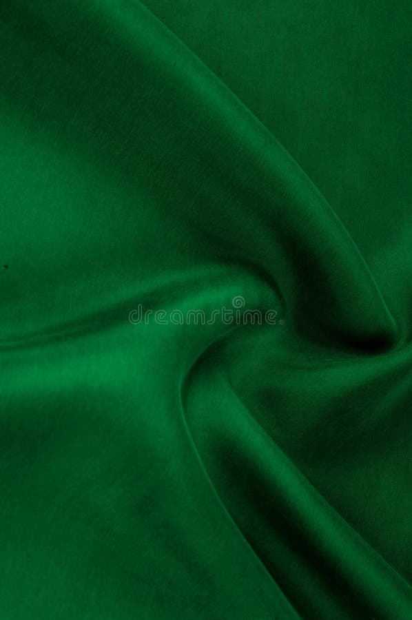 Background Texture, Pattern. Thick Thick Silk Fabric is Green Stock ...