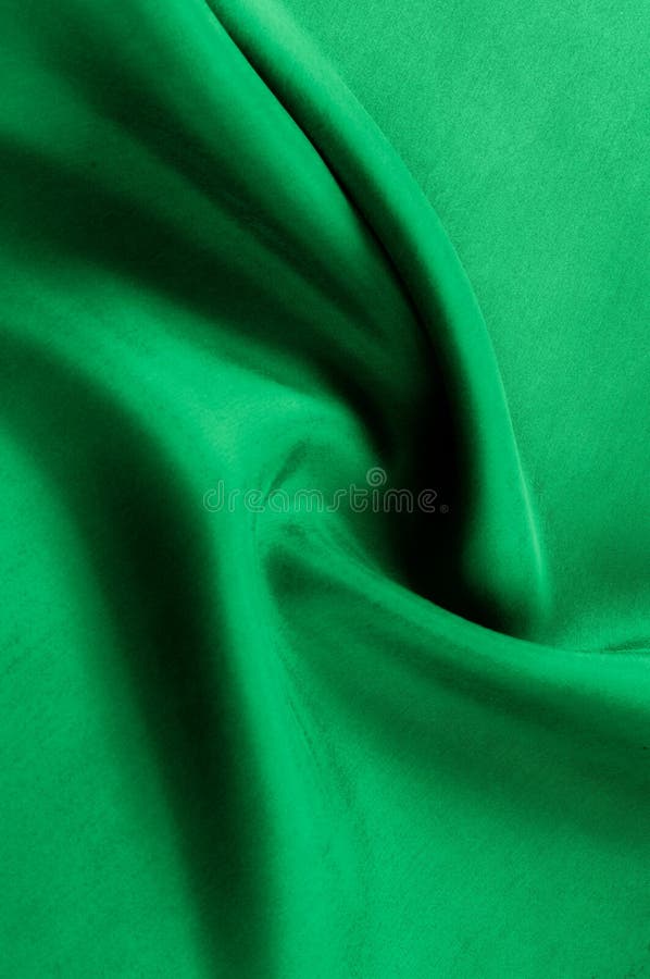 Background Texture, Pattern. Thick Thick Silk Fabric is Green Stock ...