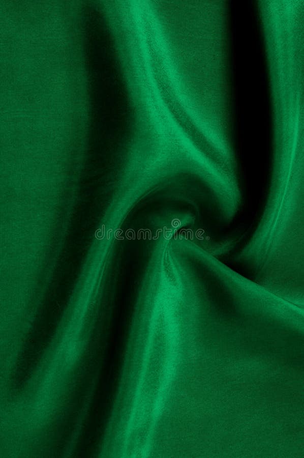 Background Texture, Pattern. Thick Thick Silk Fabric is Green Stock ...