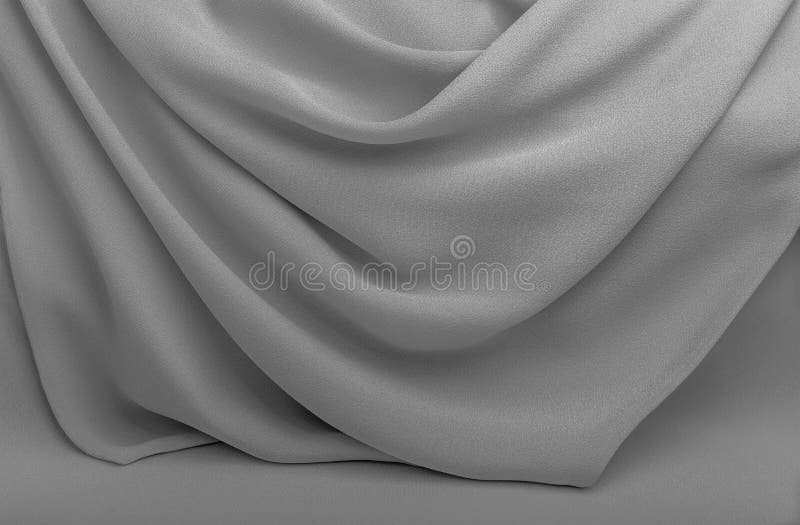 Background, Texture, Pattern Wavy Silk Gray Fabric Stock Photo - Image ...