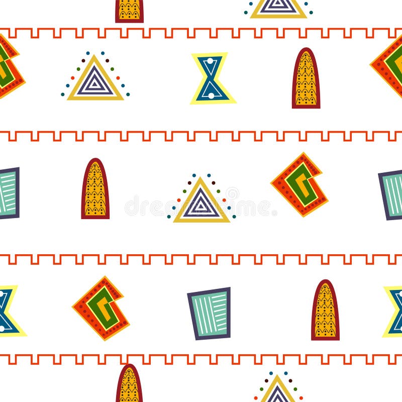 Seamless Unique Pattern Creative Background Design Stock Illustration - Illustration of vector ...