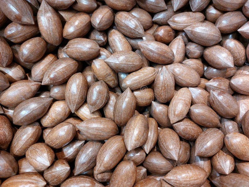 Background and Texture of Peeled Pecans Stock Photo - Image of brown ...