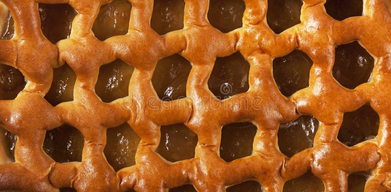 Background and Texture of the Pie with Filling. Stock Photo - Image of ...