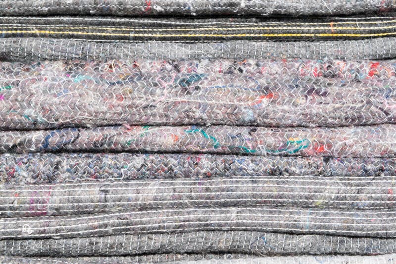 Background Texture from a Pile of Grey Blankets Stock Image - Image of ...