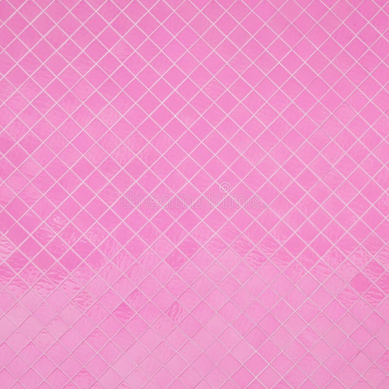 Pink Mosaic Texture and Background. Stock Image - Image of grid, design ...