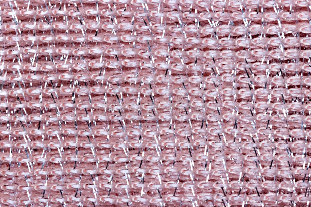 Background Texture in Pink Shiny Fabric Close-up Stock Photo - Image of ...