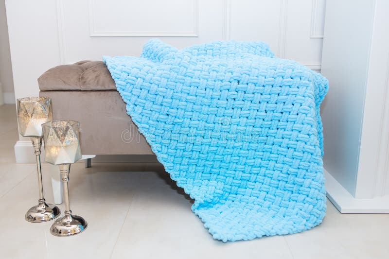 Background Texture of Plush Fabric in Blue Color, Background Pattern of ...