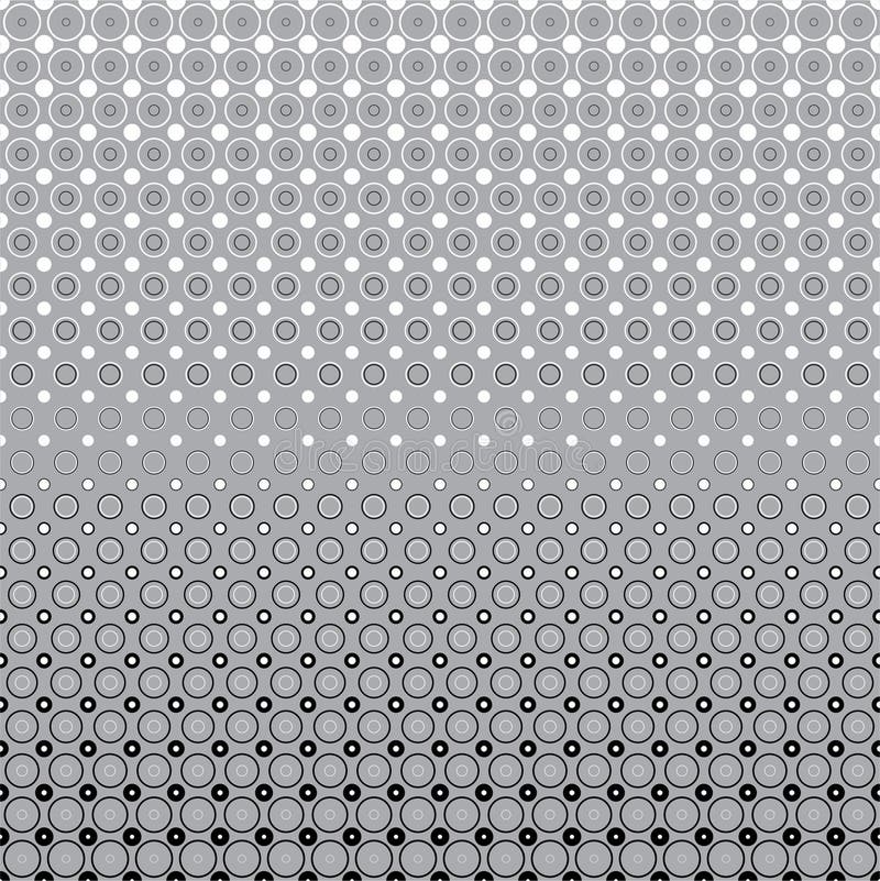 Checkered Grey Dot Pattern with Rings. Seamless Vector Background ...