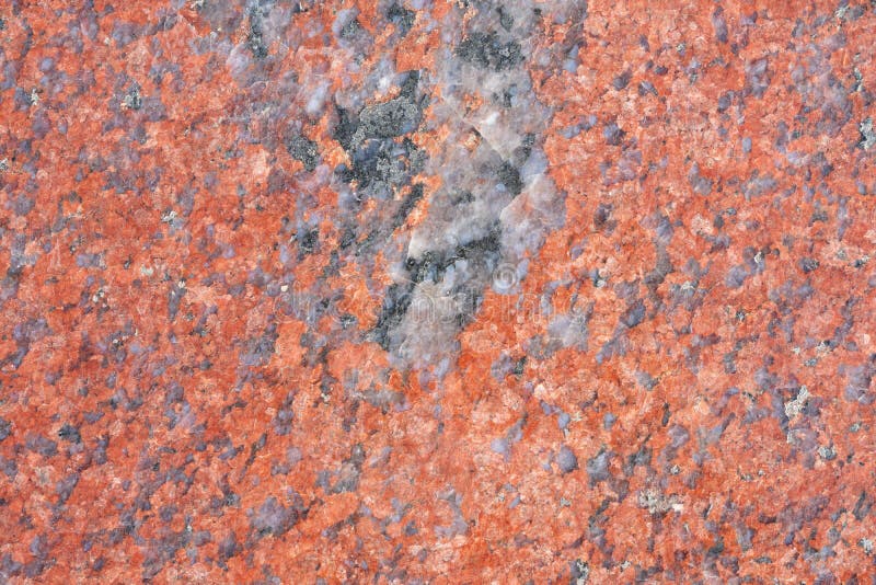Background Texture of Polished Red Granite, Close-up. Stock Image ...