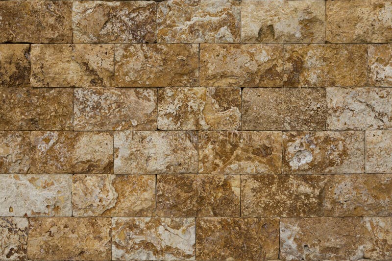 Background with Texture of Rectangular Stone Laid in Rows Stock Photo ...