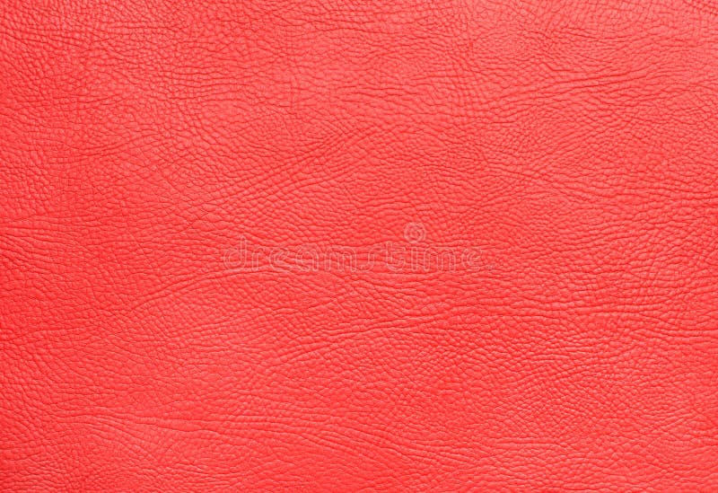 Red Faux Leather Texture Closeup Stock Image - Image of pigment ...