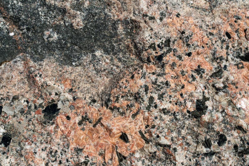 Background Texture of Red and Black Granite Close-up. Pattern for ...