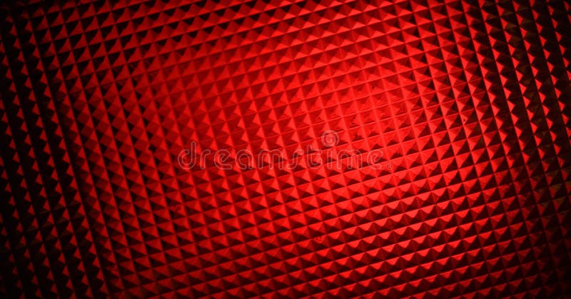 Background Texture of Red Light on Glass Window with Square Pattern ...