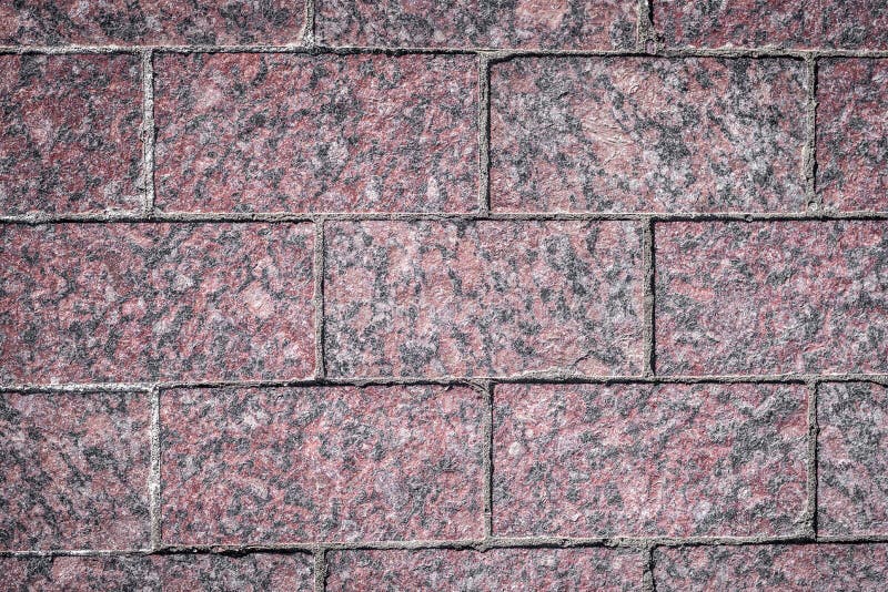 Background. Texture of Red Rectangular Marble Tiles on the Whole Frame ...