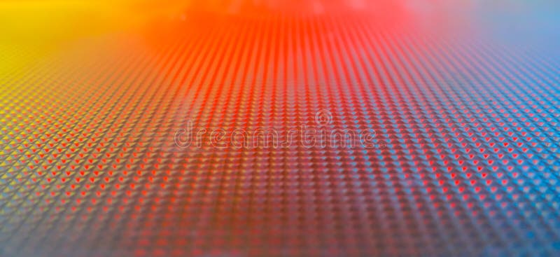 Background Texture of Red Yellow Light on Glass Window with Square ...