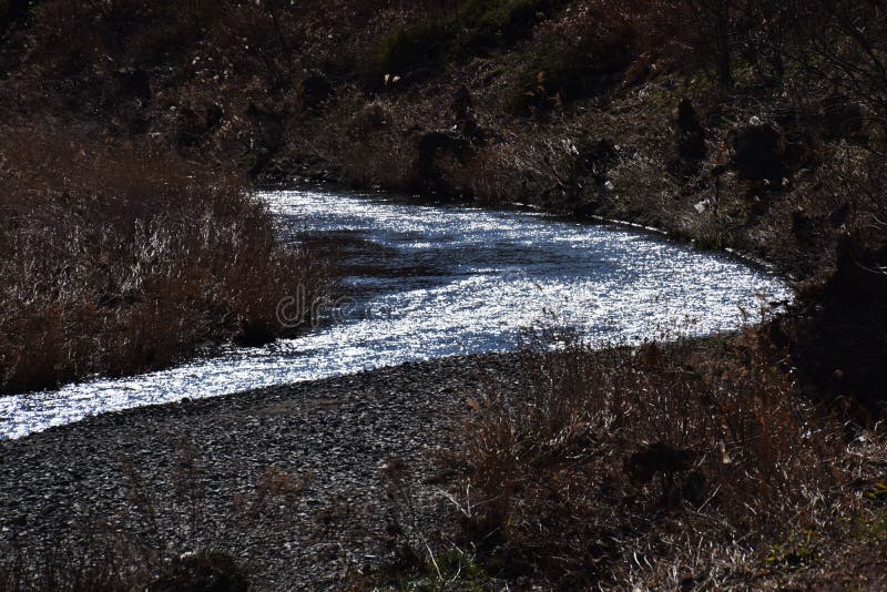 Riverside scenery of Japan stock photo. Image of jogging - 108915532