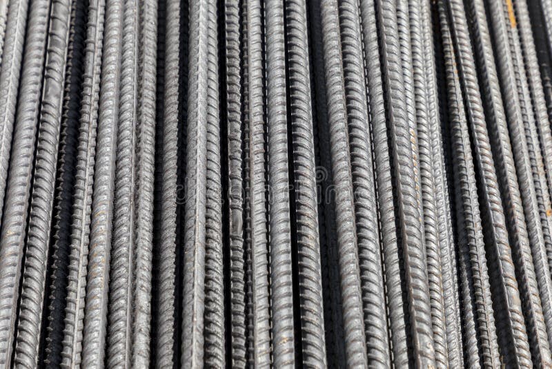 Background and Texture of Rod or Industrial Steel for Construction ...