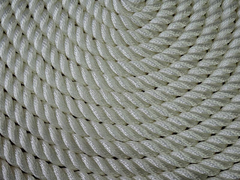 Background Texture Rope Synthetic White Stock Photo - Image of coil ...