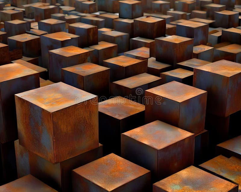 Random rusty boxes stock image. Image of background - 283305183