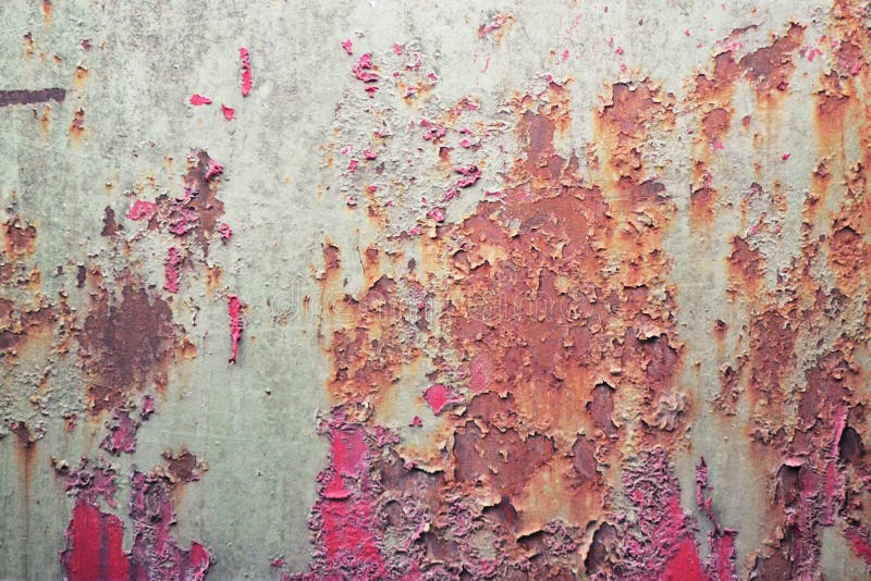 Rusty Dented Wall stock photo. Image of rusty, pattern - 101105600