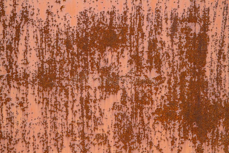 Background Texture of Rusty Metal and Red Paint. Stock Image - Image of ...