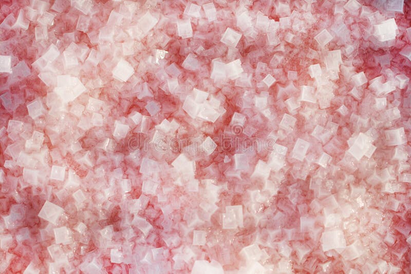 Background Texture Sea Pink Salt. Salt Crystals Close Up Stock Photo ...