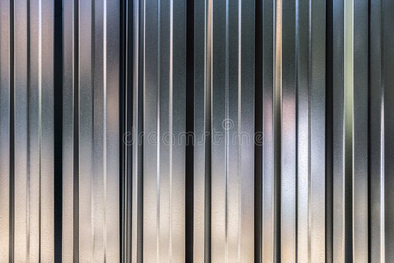 Background, Texture of Shiny Metal Cladding Stock Image - Image of ...