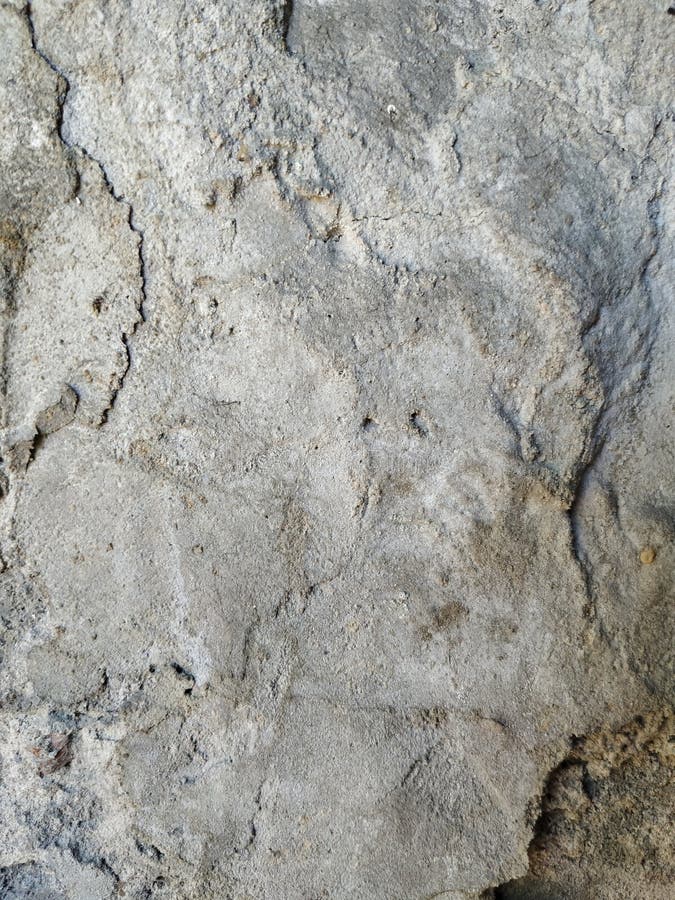 Sloppy Unpainted Plaster with Cracks Stock Image - Image of dirty ...