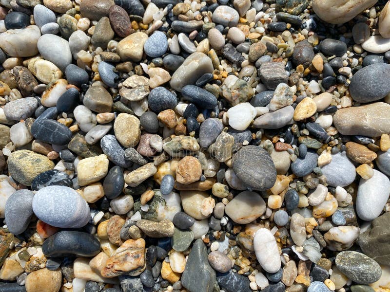 Background, Texture of Small Natural Multi-colored Stones, Small ...