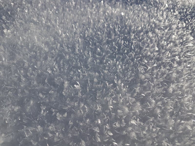 Background of Snow Crystals. Stock Image - Image of view, background ...