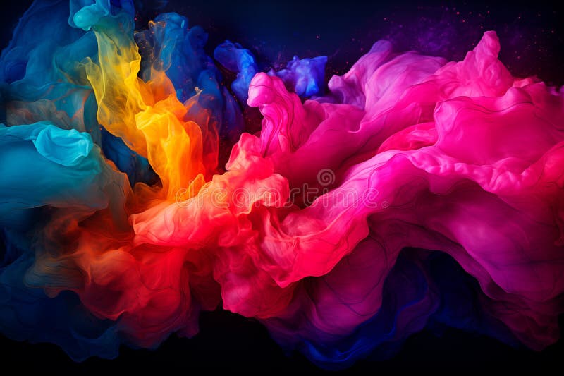 Background and Texture of Soft, Mixed Color Fabrics Stock Illustration ...
