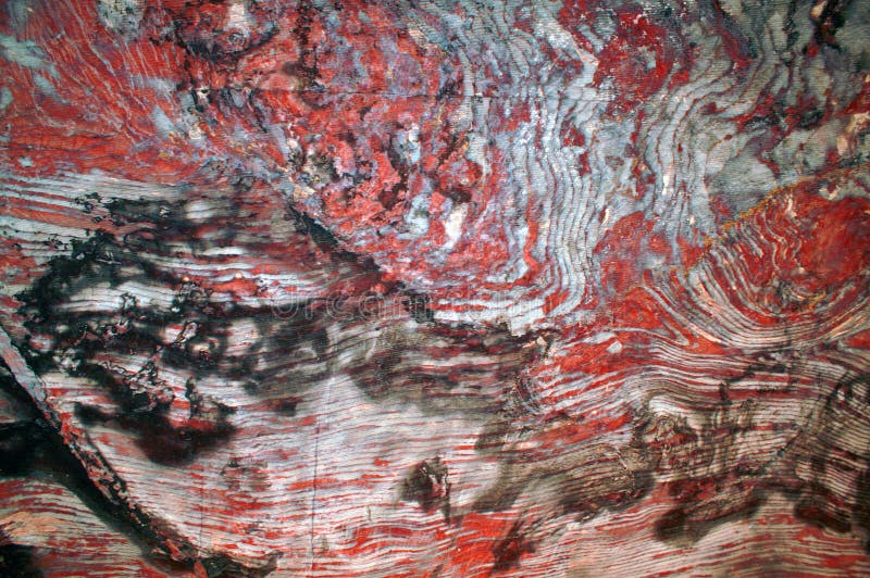 The Texture of the Stone. Red and White Stone on the Chipped Rocks ...