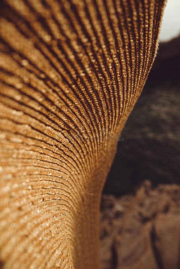 Background Texture of Straw Hat and Blurred Rocky Beach. Stock Image ...