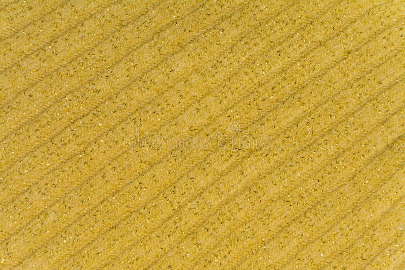 Background, Texture of Striped Knitted Fabric Colors Ocher Yellow with ...