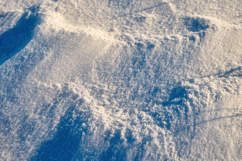 Background, Texture - Surface Covered with Fresh Soft Snow Stock Image ...