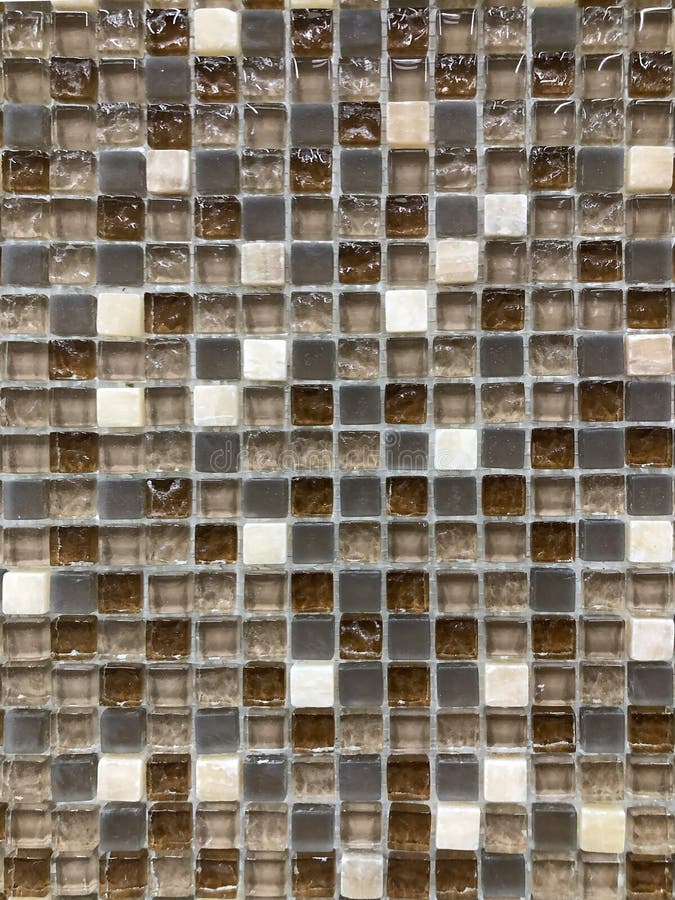 Background, Texture for Tile Beige Mosaic Stock Photo - Image of ...