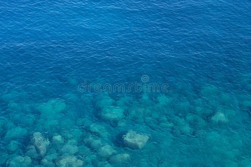 Background, Texture Transparent Water with Stones at the Bottom of the ...