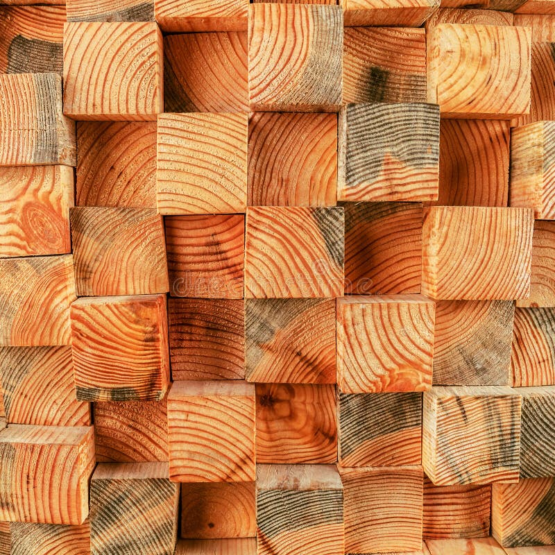Background Texture of a Tree Cubic Unit Stock Image - Image of plank ...