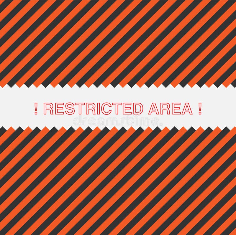 Restricted Area Background Texture Vector Stock Vector - Illustration ...