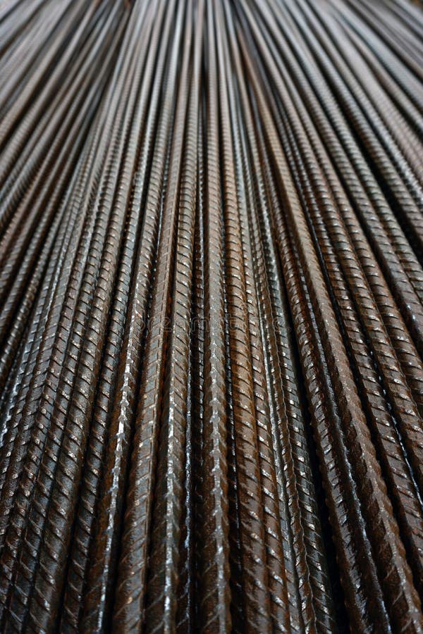Background, Texture of the Vertical Armature Rods Stock Image - Image ...