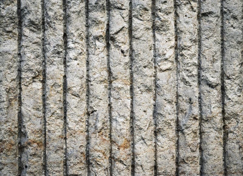 Fluted Concrete Background stock photo. Image of hard, masonry - 186418