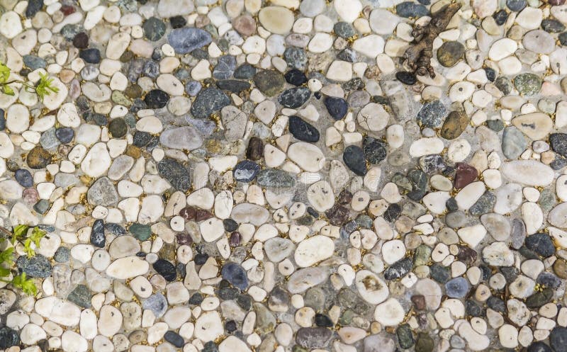 Background Texture Walkway Lined with Small Stones Stock Image - Image ...
