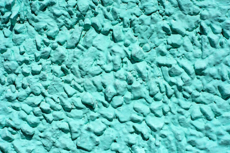Background Texture of the Wall Painted in Turquoise Color Stock Image ...