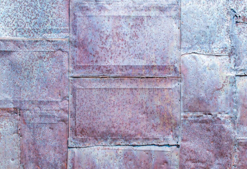 Background Texture Weathered Tin Squares Stock Photo - Image of pattern ...