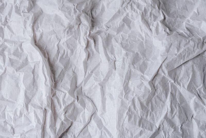 Background Texture of White Crumpled Paper, Crumpled Tracing Paper ...