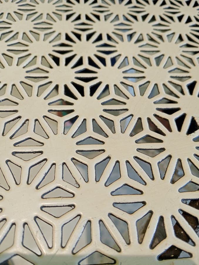 Background Texture White Flower Motif Perforated Stock Photos - Free ...