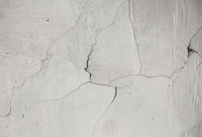 Background Texture White Wall Broken Old Cracked Stock Photo - Image of ...