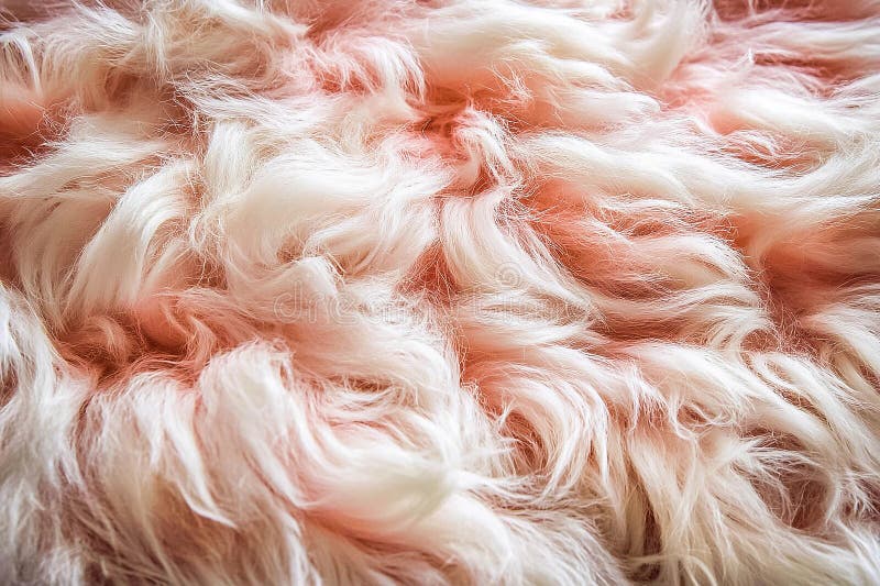 Background Texture of Wool in the Popular Vibrant Color Peach Fuzz ...