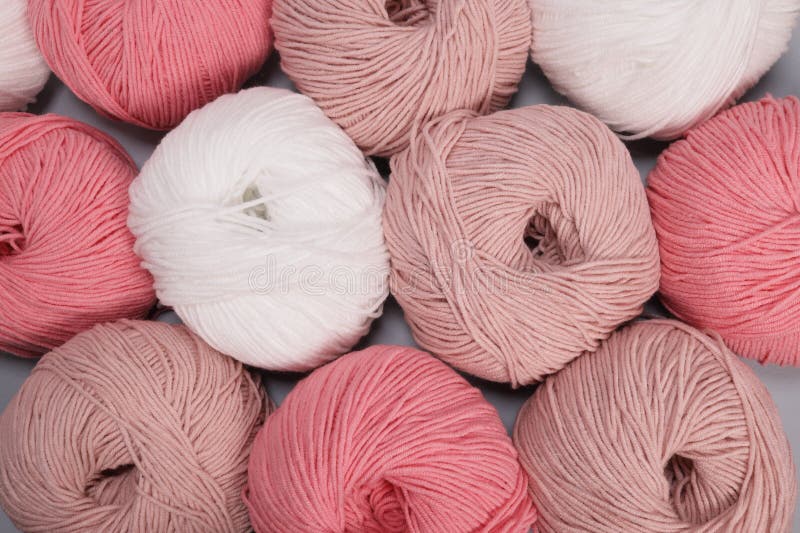 Background, Texture from Wool Yarn Balls Stock Photo - Image of fluffy ...
